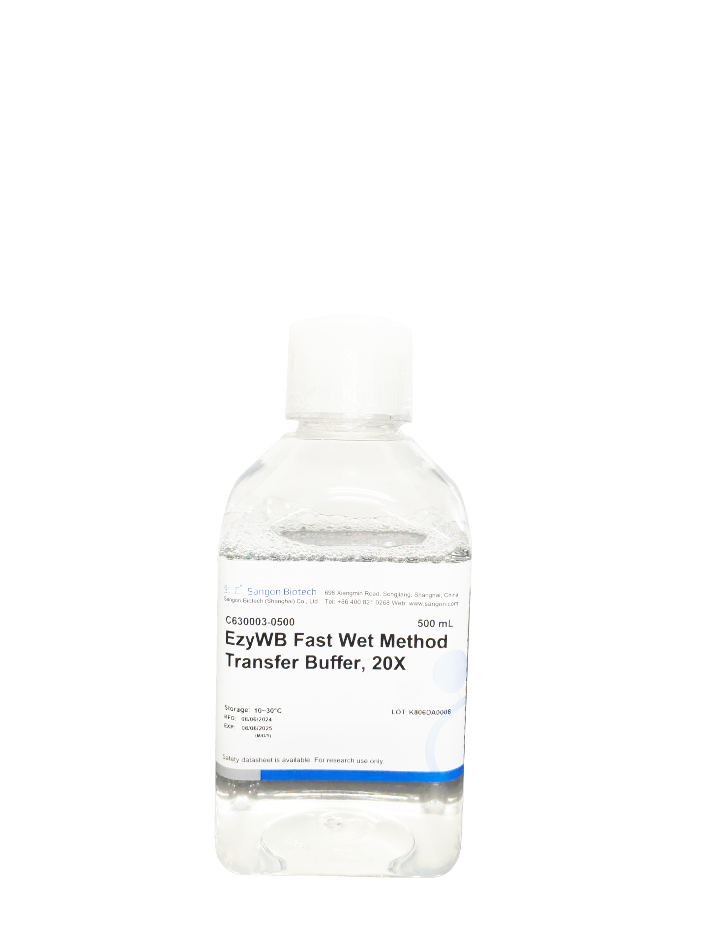 EzyWB 快速湿转法转膜液，20X,EzyWB Fast Wet Method Transfer Buffer, 20X 生命科学产品与技术 ...